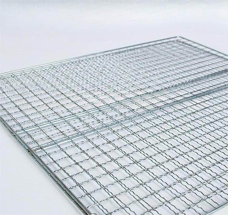 Folding Bbq Roasting Fish Grill Clip Stainless Steel Wire Mesh Net